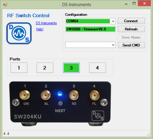 20GHz Microwave SP4T Switch – DS Instruments Microwave Equipment